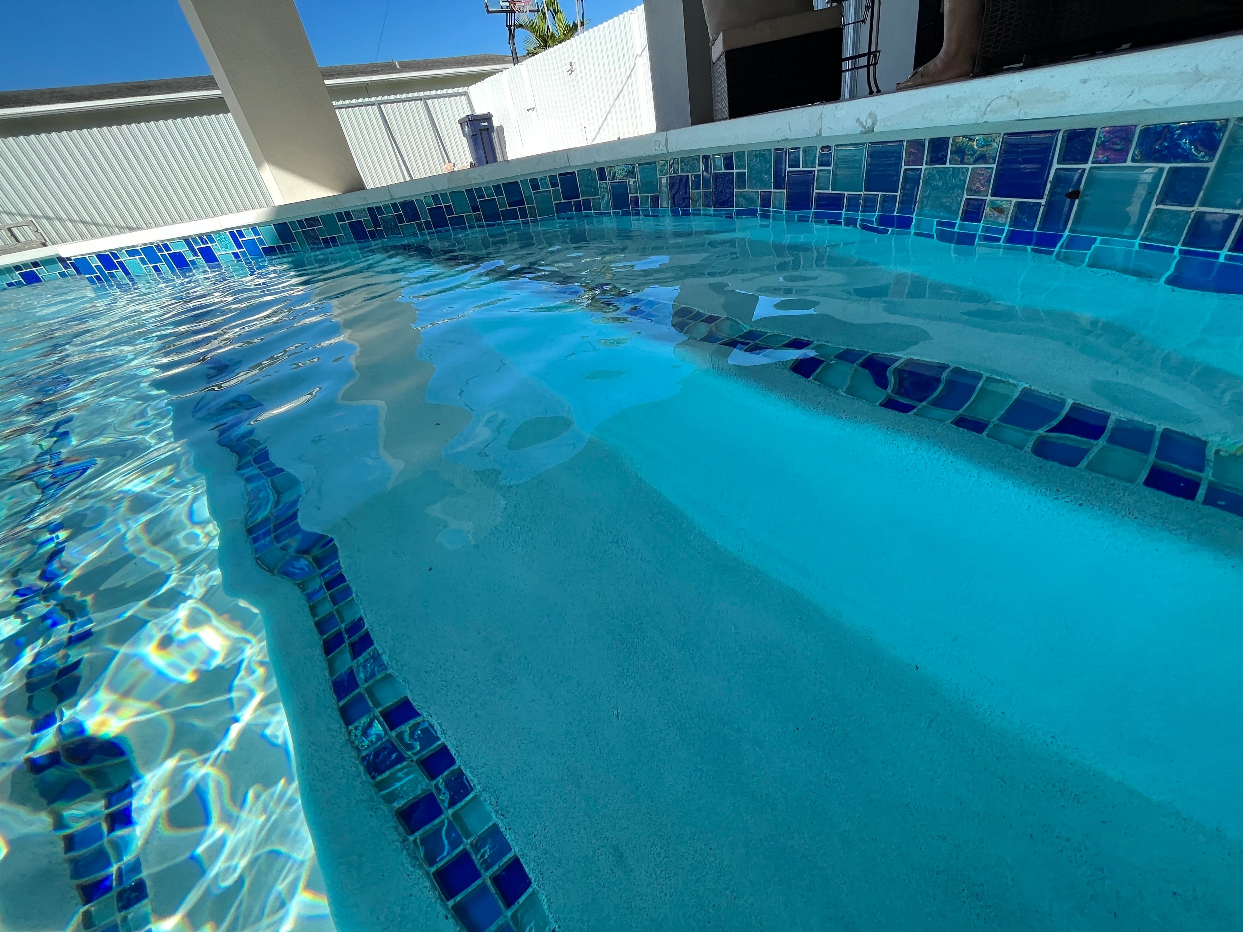 Bahamas Light Blue Blend - Pool Tile | Shop Online - Tiles and Deco