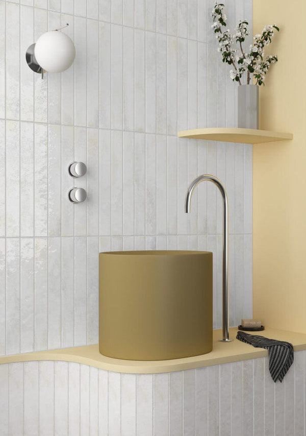 Bali White Wall Tile Clean Look for Interiors | Tiles & Deco