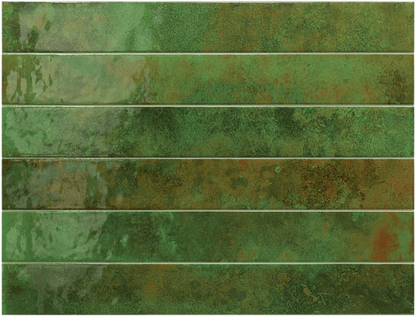 Bali Green Wall Tile | Tropical Accent Tile by Tiles & Deco