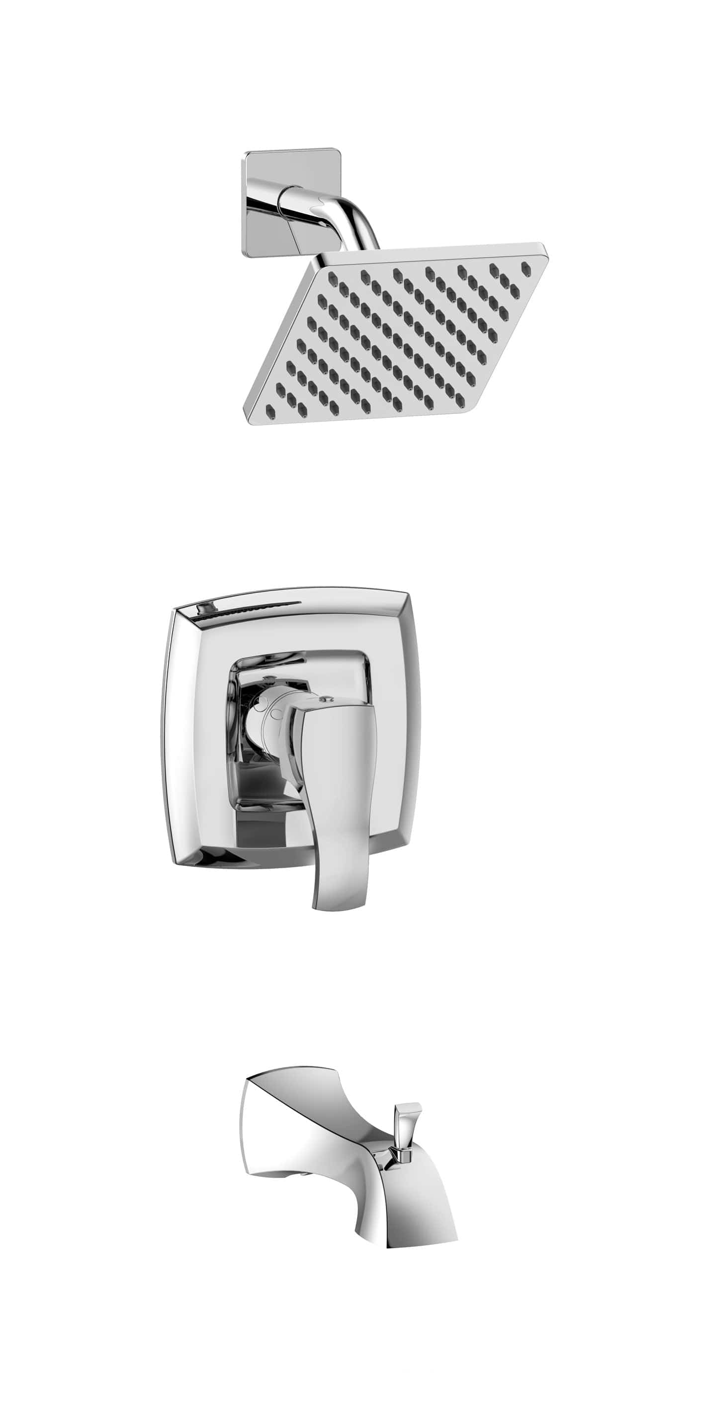 Elemental - Kit 1 Way Shower - Chrome – Tiles and Deco