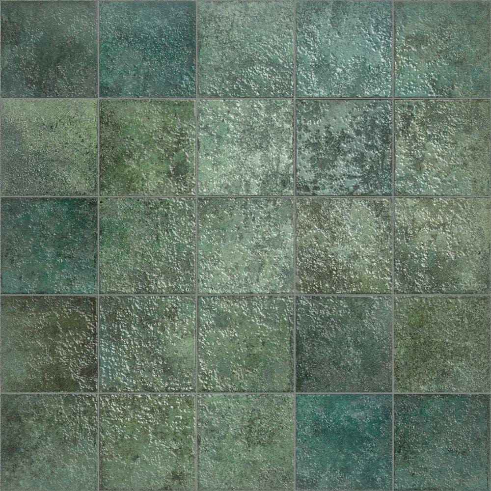 Emerald Green 6x6 Porcelain Pool Tile | Tiles And Deco
