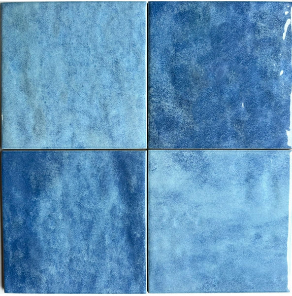 Tahoe Light blue Gloss 6x6 Porcelain Pool Tile – Tiles and Deco