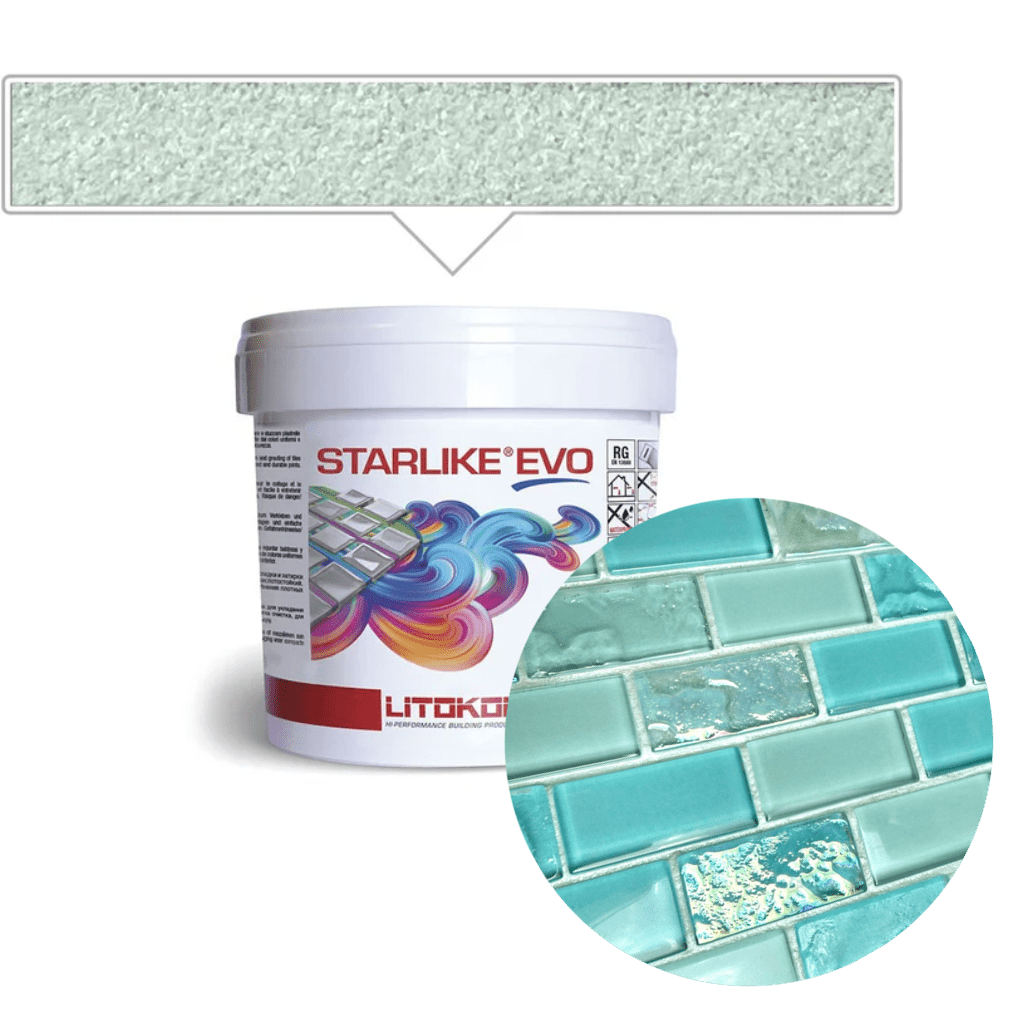 Verde Salvia Pool Grout Epoxy EVO 400 5.5 lbs