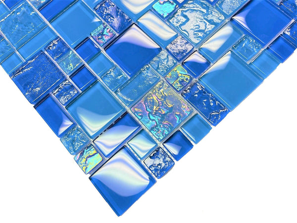 Bahamas Dark Blue Mix - Pool Tiles | Shop Online - Tiles and Deco