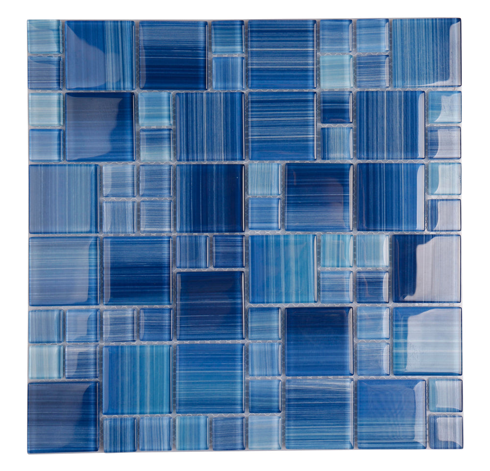 Horizon Blue Square Tile – Modern Ceramic Wall Tile