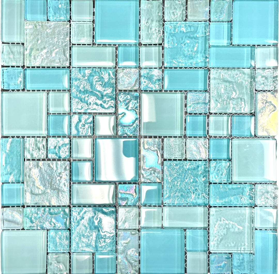 Bahamas Aqua Mix Pool Tile | Shop Online - Tiles and Deco