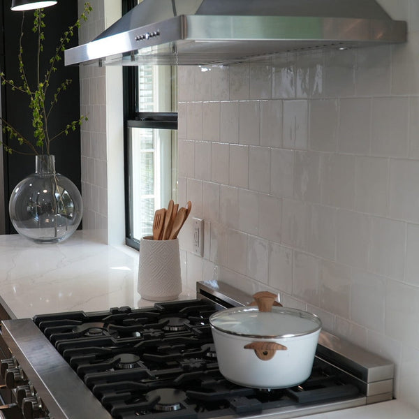 Tropez White Handmade Subway Ceramic Tile | Elegant White Subway Tiles ...