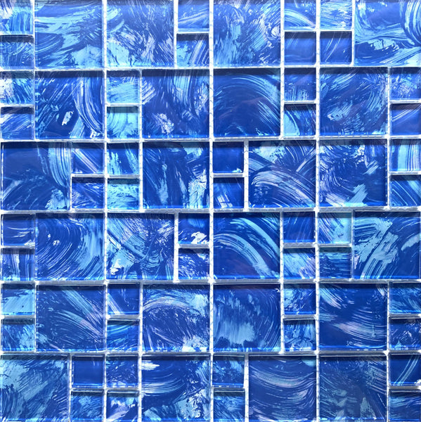 Storm Blue Mix Tile | Tiles and Deco