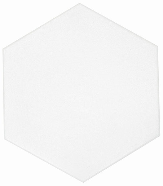 8″x 9″ Solid White Hexagon Tile - Perfect for Walls & Floors – Tiles ...