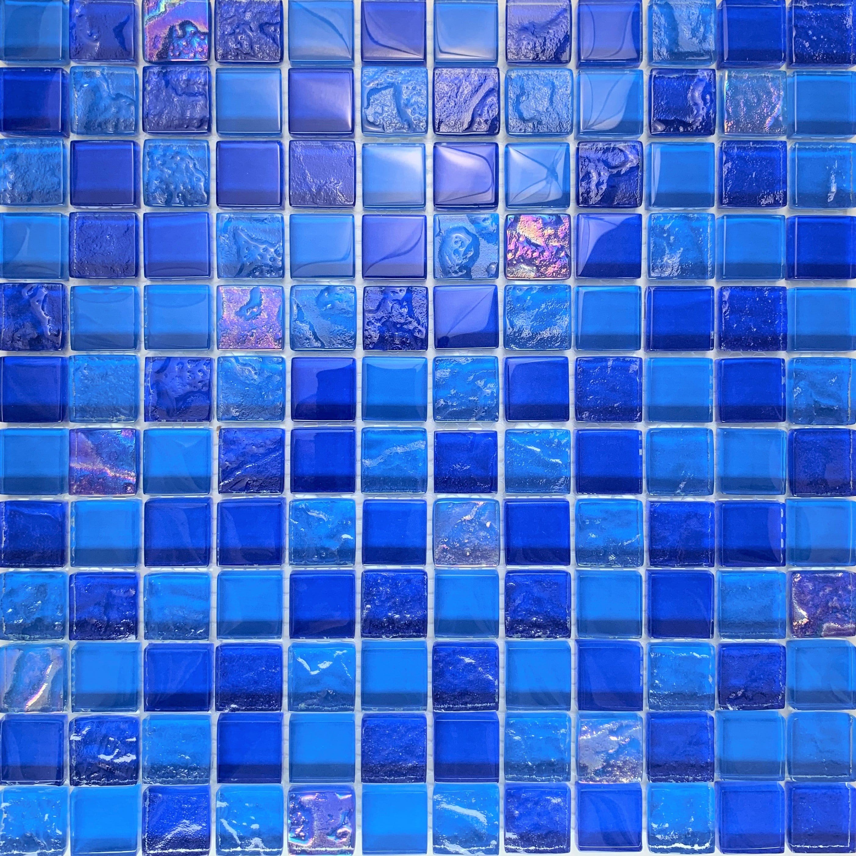 Bahamas Dark blue Glass Tile | Tiles and Deco