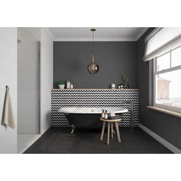 Shop Solid Black 8x8 Tile | Casablanca Collection – Tiles and Deco