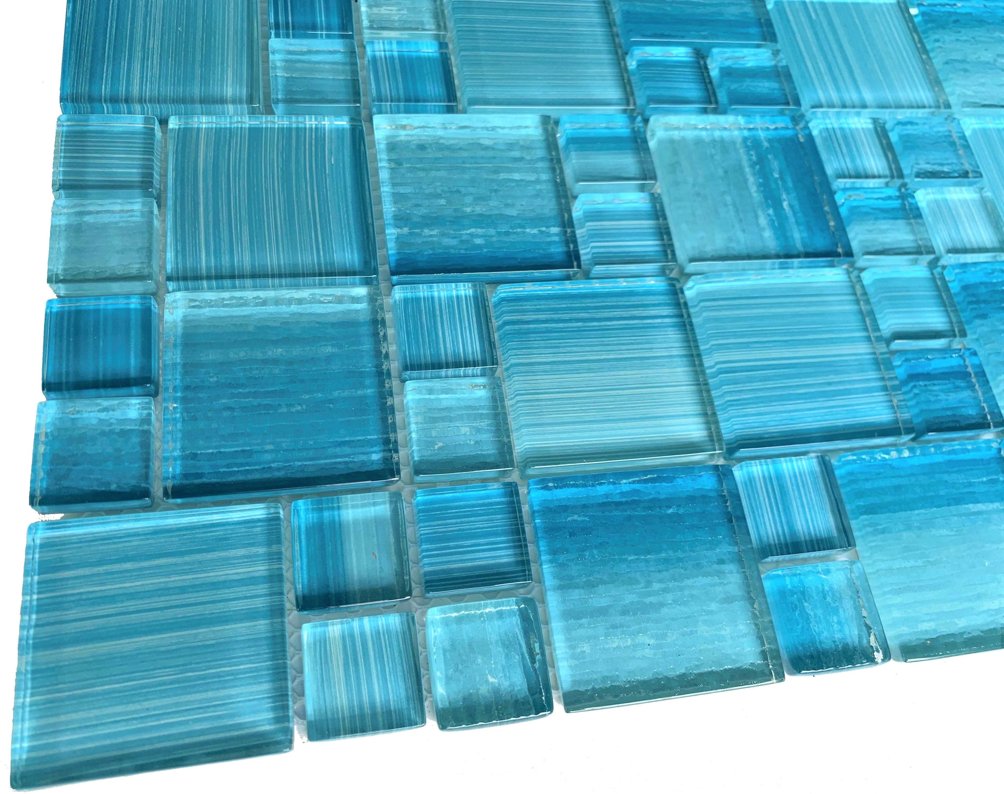 Bahamas Aqua Mix Pool Tile | Tiles and Deco