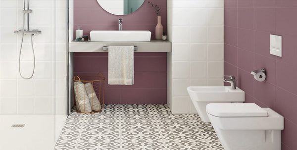 Hydraulic Jazz 8x8 Matte Porcelain Tile | Frost Resistant – Tiles and Deco