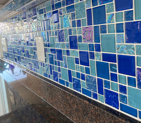 Bahamas Light Blue Blend - Pool Tile | Shop Online - Tiles and Deco