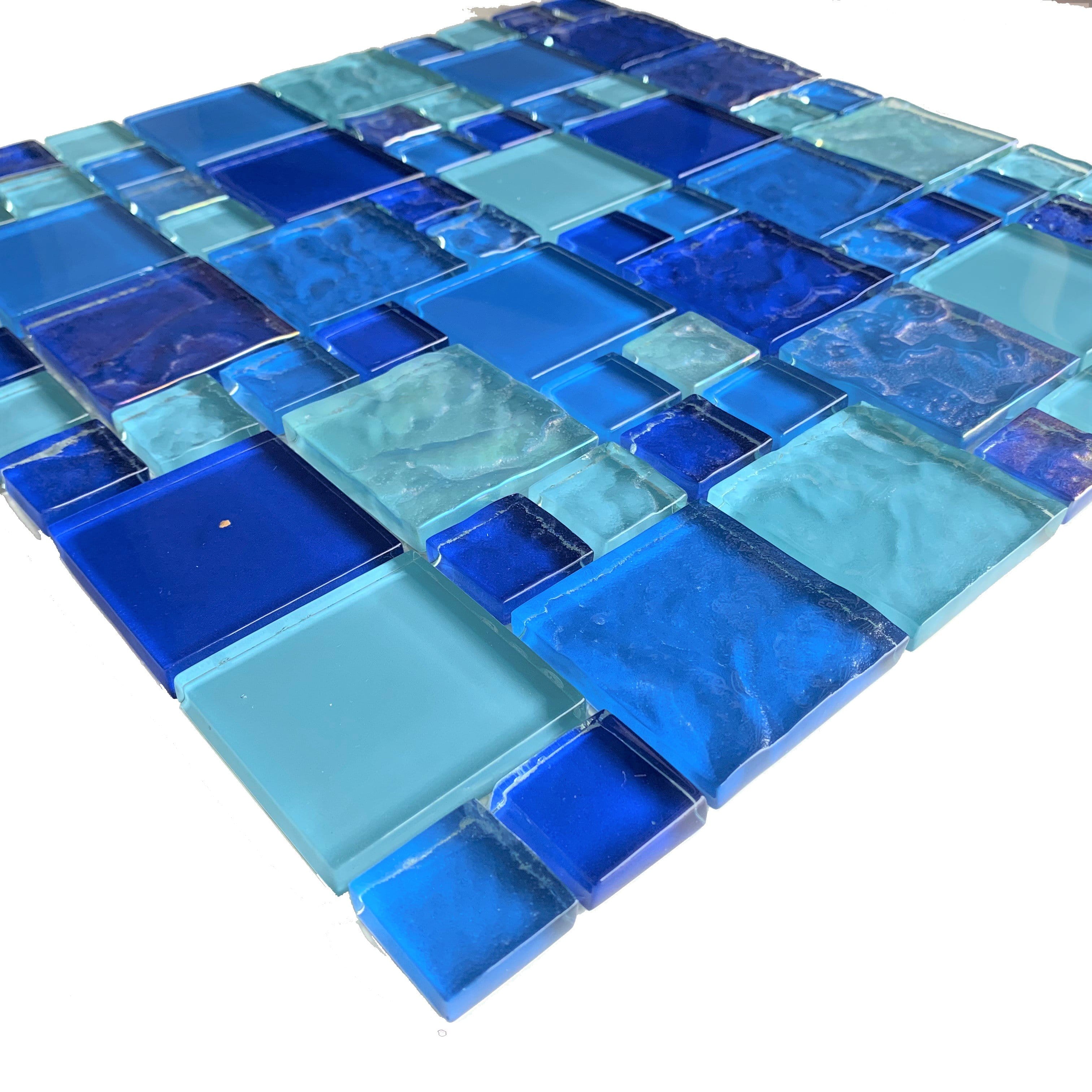 Caribbean Mixed Glass Tile | Frost Proof & Impervious – Tiles and Deco