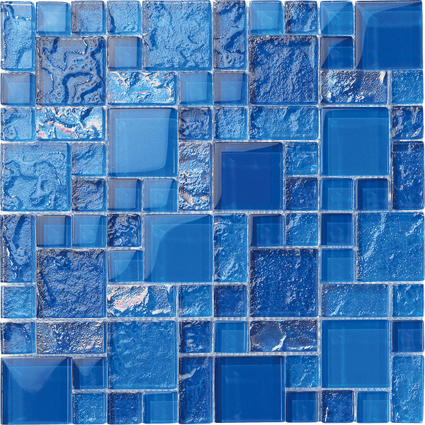 Bahamas Dark Blue Mix - Pool Tiles | Shop Online - Tiles and Deco